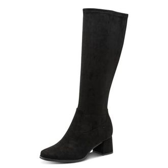Tamaris COMFORT bottes femme avec semelle amovible, déperlantes, noir (Nappa noir), taille 42 EU