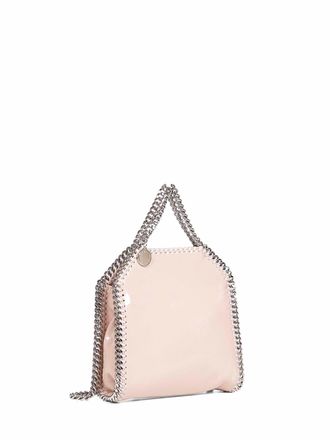 Stella McCartney Womens Blush Falabella Tiny Tote Bag Polyester Shoulder