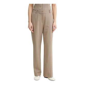 Sams&oslash;e & Sams&oslash;e Pantalon large - Femme - Pantalons - Beige - Taille: 36 FR