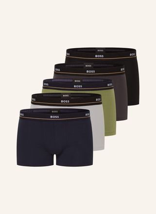 HUGO BOSS 5er-Pack Boxershorts Essential gruen