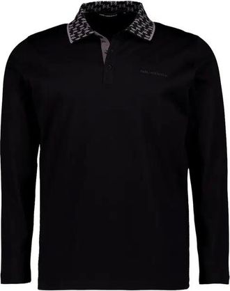 Karl Lagerfeld Herren Polo-Shirts schwarz Jersey