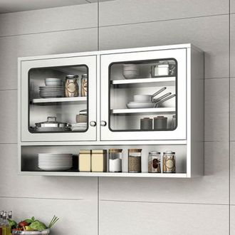 Generic H&auml;ngeschrank Werkstatt Metallschrank Magnetverschluss An Der Schrankt&uuml;r Verstellbare Einlegeb&ouml;den Als Schrank Oder H&auml;ngeschrank Verwendbar Tragkraft: 