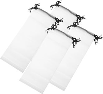 BESPORTBLE 4 St&uuml;ck Regenschirm-Aufbewahrungstasche Faltbarer Regenschirm Transparente Organizer-Taschen Outdoor-Set Sch&uuml;tzende -Abdeckung H&auml;ngende -Tasche Nasse