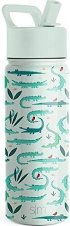 Simple Modern Bouteille dEau pour Enfants avec Paille | Gobelet Thermique en Acier Inoxydable Isol&eacute; R&eacute;utilisable pour Gar&ccedil;ons et Filles | Summit Collection | 530ml 