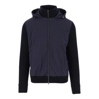 Herno Homme, Sweatshirts et sweats à capuche, Bleu, Taille: M Veste Rouge Élégante