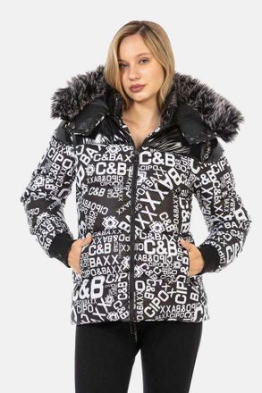 Cipo & Baxx Winterjacke Jacken mit modischem Allover-Print, WM129
