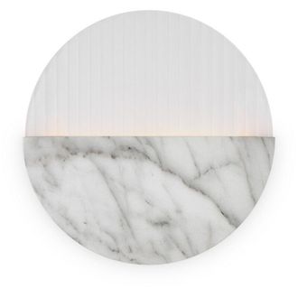 Maytoni Maytoni Jupiter Applique murale LED int&eacute;gr&eacute;e moderne en marbre 3000 K 200 lm abat-jour blanc