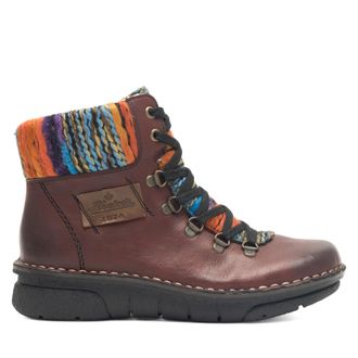 Rieker Schn&uuml;rschuhe Rieker 73343-35 Dunkelrot