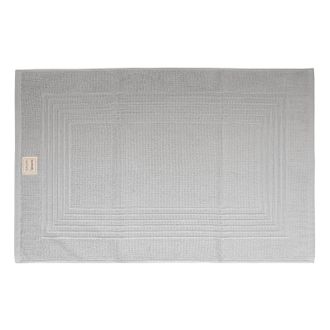 Dyckhoff Frottierserie Nature Badvorleger 50 x 80 cm Silber - Hellgrau