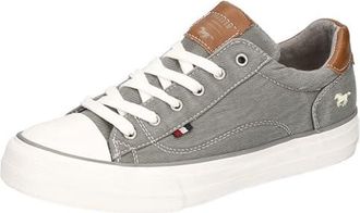 Mustang Jeans Baskets Mode Femme 1272-307, Pointure:38 EU, La Couleur:Gris