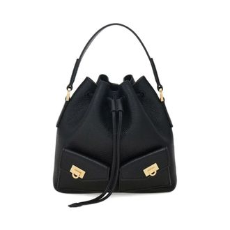 Ferragamo Femme, Sacs, Noir, Taille: ONE Size Sac Seau Multipoches