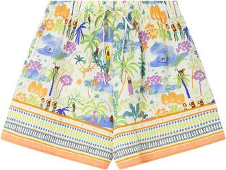 Women'secret Damen Pant Copacabana Shorts, bunt, M