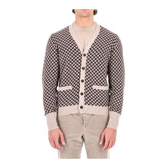 Drumohr D2K110 Cardigan - - Knitwear - Herren - Beige - XL