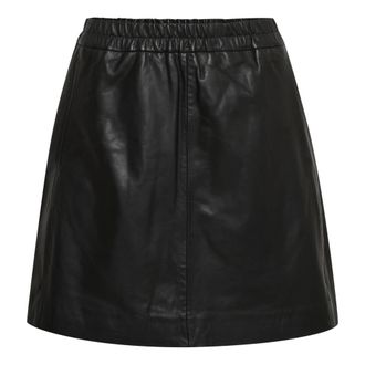 Inwear Kurzer Rock mit elastischem Bund und Taschen - - Skirts - Damen - Schwarzk - S