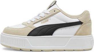 Puma Puma Women Karmen Rebelle Sd Sneakers, Puma White-Puma Black-Putty, 40 EU