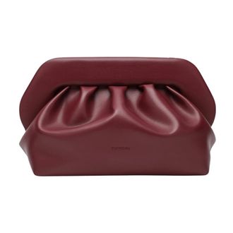 Themoir&egrave; Pochette fronc&eacute;e Bios - Femme - Sacs - Brun - Taille: ONE Size