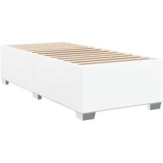 vidaXL Cadre de lit sans matelas blanc 90x200 cm similicuir Vidaxl