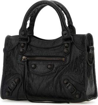 Balenciaga Le City Mini Shoulder Bag - Black