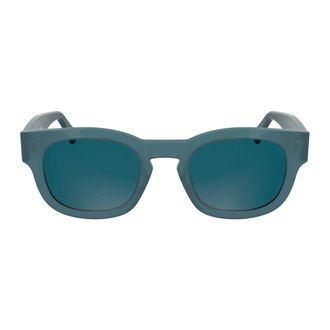 Calvin Klein Femme, Accessoires, Bleu, Taille: ONE Size Lunettes de soleil rondes