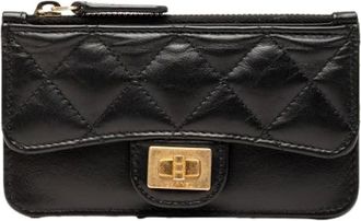Chanel Porte-cartes Pre-owned - Femme - Pre-owned - Noir - Taille: ONE Size