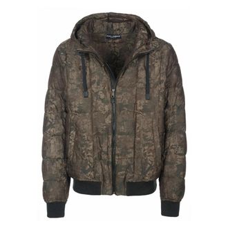 Dolce & Gabbana Daunenjacke - - Jackets - Herren - Gr&uuml;n - S