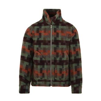 Paul Smith Jacquard Zip Jacket - - Jackets - Herren - Mehrfarbig - L