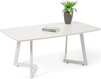 M2 Kollektion Couchtisch Tibet 2 in weiß, B/H/T = 110x46x60cm