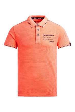 Camp David Poloshirt mit Kontrastn&auml;hten