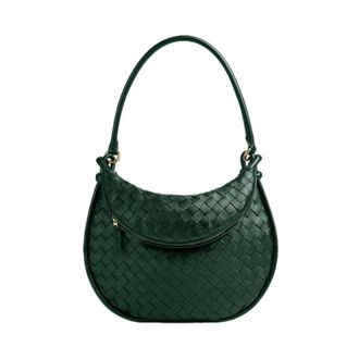 Bottega Veneta Femme, Sacs, Vert, Taille: ONE Size Gemelli Medium Shoulder Bag