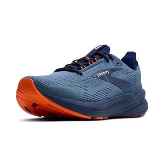 Brooks Chaussures de Course et de Marche Revel 8 Neutral pour Homme, Bleu/Orange, 48.5 EU