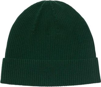 Burberry 8092365K_B8636 Rib Knit Wool Beanie - Green