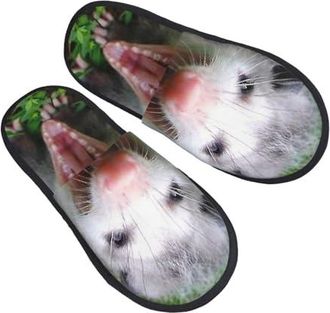 Generic Pantoufles Sifflement De LOpossum Unisexe Pantoufles En Feutre Antid&eacute;rapant Chaussons DInt&eacute;rieur Pour Int&eacute;rieur Invit&eacute; H&ocirc;tel M