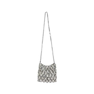 Self Portrait Chainmail Clutch - - Bags - Damen - Grau - ONE SIZE