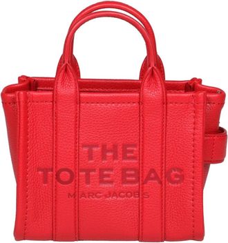 Marc Jacobs Femme, Sacs, Rouge, Taille: ONE Size Sac à main en cuir rouge