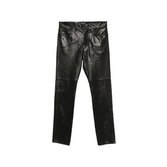 Tom Ford Homme, Pantalons, Noir, Taille: W32 Pantalon &agrave; effet d&eacute;cailles