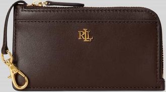 Lauren Ralph Lauren Portemonnaie f&uuml;r Kleingeld aus echtem Leder