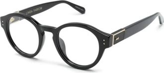 Linda Farrow Schwarze optische Brille- vielseitig und stilvoll - - Accessories - unisex - Schwarzk - 47 MM