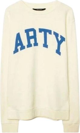 Zadig&Voltaire Homme, Sweatshirts et sweats &agrave; capuche, Jaune, Taille: XS Arty Slogan SweaT-shirt