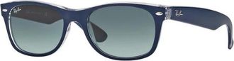 Ray-Ban Klassische Wayfarer-Stil Sonnenbrille - - Accessories - unisex - Blau - 55 MM