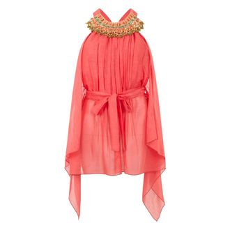 Alberta Ferretti Damen, Blusen & Hemden, Rot, LGr&ouml;&szlig;e