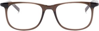 Montblanc Brille mit eckigem Gestell - Braun