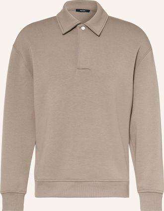 Reiss Reiss Sweat-Poloshirt Brooks braun