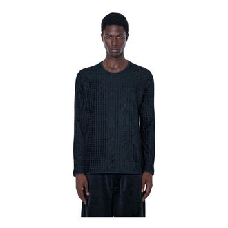 Yohji Yamamoto Homme, Tops, Noir, Taille: S Long Sleeve Hauts