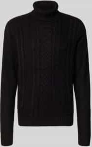 Jack & Jones Rollkragenpullover mit Zopfmuster Modell PAUL