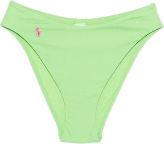 Polo Ralph Lauren Femme, Maillots de bain, Vert, Taille: 40 FR Bas de Bikini Taille Haute