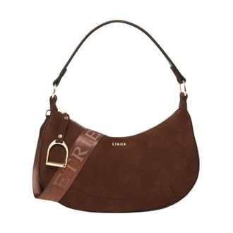 Etrier Sac port&eacute; &eacute;paule Altesse en daim - Femme - Sacs - Brun - Taille: ONE Size