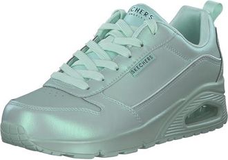 Skechers Baskets Uno Galactic Gal pour Femme, Jersey Mint Duraleather, 38 EU