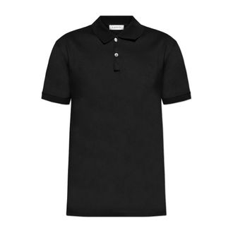 Lanvin Cotton Polo - - Tops - Herren - Schwarzk - 2XL