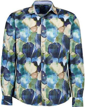 Olymp Herren Casual Hemd mehrfarbig gebl&uuml;mt