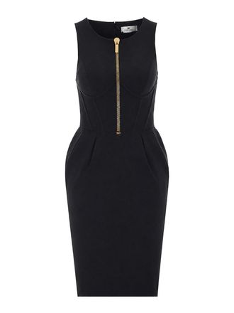Elisabetta Franchi Pull Col Rond - Noir